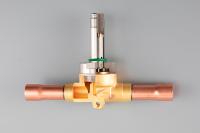 China HV Model Brass SAE Connection Air Conditioner and Refrigerator Liquid Line Solenoid Valve for sale