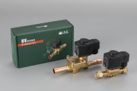 China HV Model Brass SAE Connection Air Conditioner and Refrigerator Liquid Line Solenoid Valve for sale