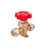 China HONGSEN KM-3/8SAE Diaphragm Hand Shut-Off Valve New Condition HVACR Components for Refrigeration Advertising Industry 1 Year for sale
