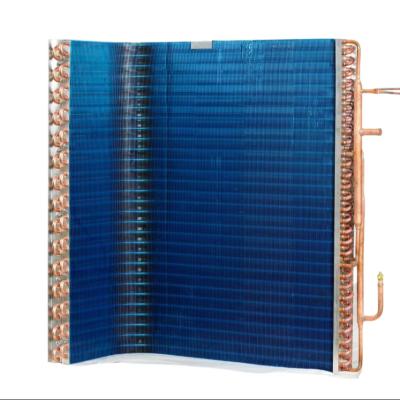 China Xuelianhua H Type Caseless Condensing Units 1hp~40hp 220V/380V R404A Refrigerant Copper Tube Fins Temperature Range Condenser for sale