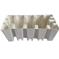 China Embossed Logo Moulded Pulp Packaging Recyclable Molded Fiber Packaging for sale