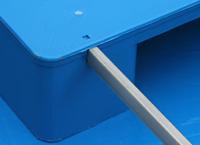 China Cheap Wholesale Stackable Plastic Pallet 1500*1200cm Euro Heavy Duty 3ton Replace Wooden Pallet for sale