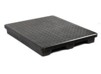 China EPP Foam Cold Storage Flat Top Plastic Pallets 1200*1100mm for sale