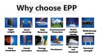 China Reversible Industrial Plastic Pallets EPP Foam Pallet 1200*1000*150mm for sale