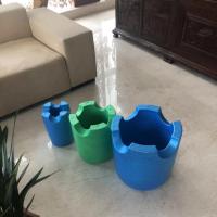 China Eco-Friendly Three-Legged Splicing EPP Stool For Living Room Home Decoration for sale