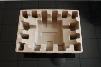 China Environmentally Packaging 100% Recyclable Paper Pulp Moulded Trays for sale