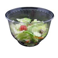 China 17oz OEM/ODM Clear Plastic Clamshell Packaging Disposable Salad Bowls for sale