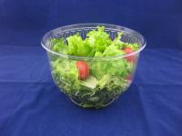 China 17oz OEM/ODM Clear Plastic Clamshell Packaging Disposable Salad Bowls for sale