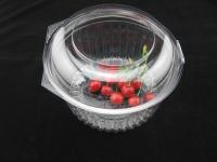 China Salad Clamshell Packaging Plastic Food Storage Container 17oz for sale