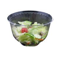 China Clear Disposable Salad Containers Bowls With Lids 18oz 48oz 64oz for sale