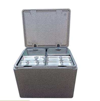 China OEM ODM 25L/35L/50L EPP Insulated Box For Food Shipping for sale