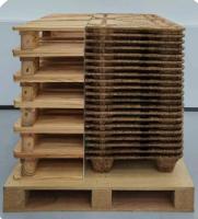 China Durable compressed wood pallets with expansion rate below 5 percent suitable for long distance transportation and internal for sale