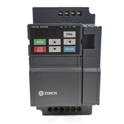 China ZONCN High Performance Variable Frequency Inverter VSD VFD 1hp 2hp 220v 380v for sale