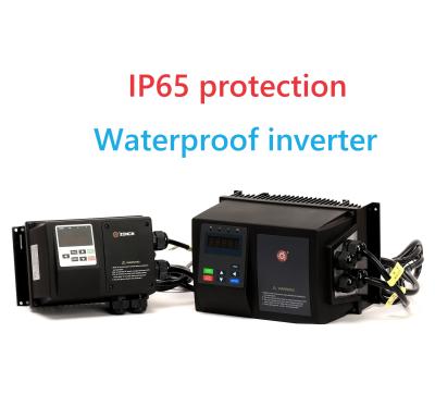 China 1ph 220V 3 Phase 380V 0.75KW Variable Speed Drive VFD inverter With EMC Filter for sale