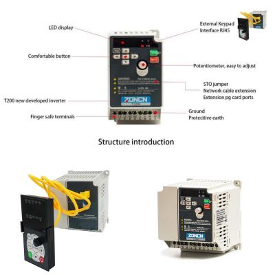 China ZONCN T200 Series 15KW Vfd Frequency Drives Low Voltage 380v for sale
