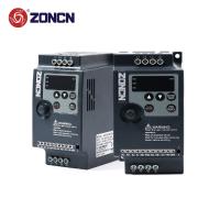 China Small Size Inverter 220v Single Phase 3 Phase Output 0.75kw 1.5kw VFD Frequency Converter for sale