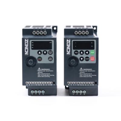 China ZONCN Variable Frequency Drive 220v 380v 1hp 2hp VFD Inverter for pump for sale
