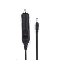 China Factory Direct Sale DC Laptop Car Charger Cable 12v 1m Black Portable DC Car Charger Fast Charging Cigarette Chargers for sale