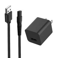China Shaver Power Supply Cable Charger 4.5V 1.2a BLACK Lightweight Safe Portable Shavers Power Adapter for sale