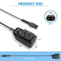 China Factory OEM 4.3V Electric Shaver Charger Portable Safe Men Shaver Adapter for sale