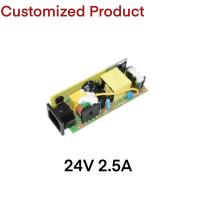 China 12v 5a converter wall mounted chargers PCBA  ac to dc 24v 2.5a build-in power supply 60w computer  adapter for sale