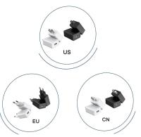 China factory direct plugs CN US EU dc 5v 2a 19v 3.14a intelligent wall switching power supply 10w fast charging chargers adaptors for sale