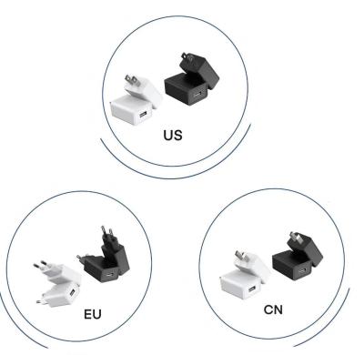 China factory direct plugs CN US EU dc 5v 2a 19v 3.14a intelligent wall switching power supply 10w fast charging chargers adaptors for sale