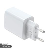 China Wholesale Quick Charging Mini Single Port Portable USBC USB Type C  Wall Power Adapter Fast Charger 20W for sale