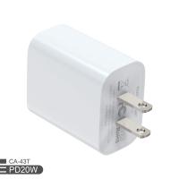 China High Quality 20W PD two PortS Charger USB C Power Adapter Type C Wall Charger For mobile phone for sale