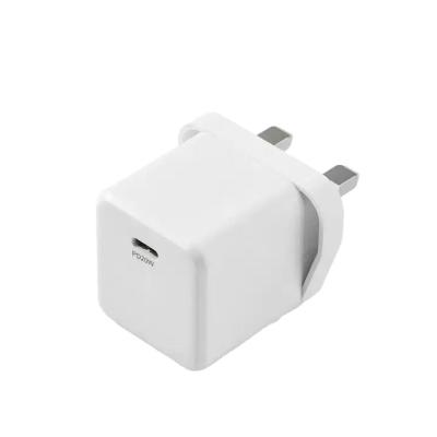 China Wholesale Quick Charging Mini Single Port  Portable USB Type C UK 20W  Wall Power Adapter Fast Charger for sale