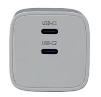 China QC3.0  GaN AdapterUSB Type-C USB-C Multi 2 Port Universal Foldable Plug PD Charger 5V 20V 2.25A Power Supply for sale