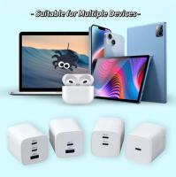 China 45W GaN Adapter QC3.0 USB Type-C USB-C Multi 2 Port Universal Foldable Plug PD Charger 5V 20V 2.25A Power Supply for sale