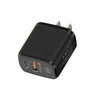 China LCD Wall Mobile Phone Chargers 20W Mini White Fast Charger   PD Charger for sale