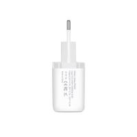 China LCD Wall Mobile Phone Chargers 20W Mini White Fast Charger   PD Charger for sale