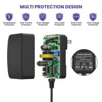 China 6.5v 1.5a AC DC Power Adapter Volt General Black 1.5m Input 100-240v-50/60Hz Power Charger AC-DC Adapter for sale