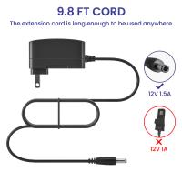 China Electronic Products DC 12v 1a Adapter General Black OEM 1.5m Input 100-240v-50/60Hz AC DC Adapt 12 Volt Adapter for sale