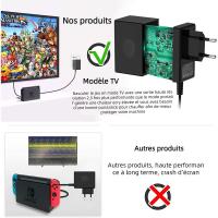 China WY 15V Switch Power Adapter Supports TV Mode Fast Charging PD Power Supply For Switch and Switch Console for sale