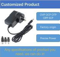China US EU UK AU Plug Adapter Power Supply Rechargeable Battery Charger Plug in PC 5V 6V 12V 18V 24V AC DC 1A 2A 3A Fireproof 12w 24w for sale