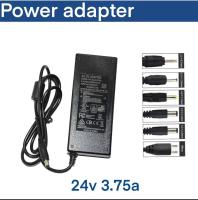 China AC/DC 24v 3.75a  switching power supply 90w Laptop Desktop converters  adaptor Computer chargers with CE FCC KC ROHS for sale
