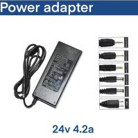 China AC/DC 100W LED  light  switching power supply Laptop Desktop converters 24v 4.2a  adaptor  AU EU US UK Plugs for sale