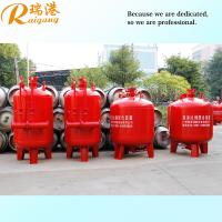 China 3%/6% Red Fire Safety Foam Bladder Tank 1-18m3 Fire Protection For Tank Farms for sale