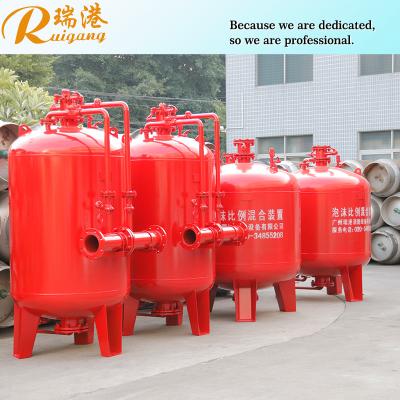 China Red Proportioning Foam Bladder Tank 3%/6% Mixing Ratio For Fire Fighting for sale