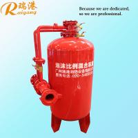 China Compact PVC Bladder 1~18m3 Red Carbon Steel Foam Bladder Tank With Pressure Relief Valve for sale