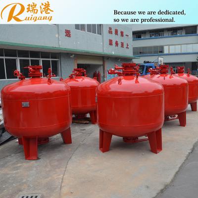 China 0.6-1.2MPa Foam Bladder Tank With Pressure Gauge And Flange Or Thread Connection for sale