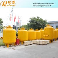 China 0.6-1.2MPa Foam Bladder Tank With Pressure Gauge And Flange Or Thread Connection for sale
