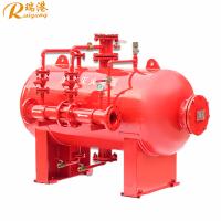 China Epoxy Coating Proportioning Foam Bladder Tank Red 0.6MPa Max. Operating Pressure For Effective Fire Protection for sale