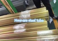 China Yellow Galvanized Precision Seamless Steel Tube For Pneumatic Power Systems for sale