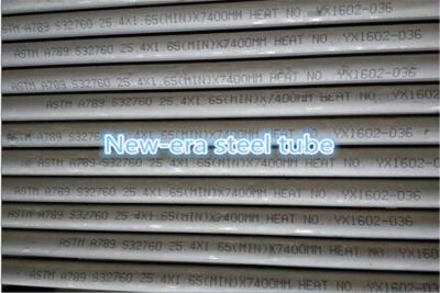 China ASTM A789 A789M Seamless Boiler Tube Ferritic Austenitic Stainless Steel Tubing S32760 S31803 S32750 S31500 for sale
