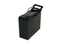 China Front Access 12V 55Ah AGM Deep Cycle VRLA Telecom Battery with 12-Year Design Life and M6 Terminal for sale