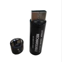 China 600mWh Capacity Type-C Rechargeable Lithium AAA Battery with Quick Chargeability for sale